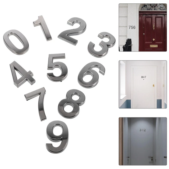 CONTEMPORARY HOUSE NUMBER Modern House Sign Modern Door Number Room ...