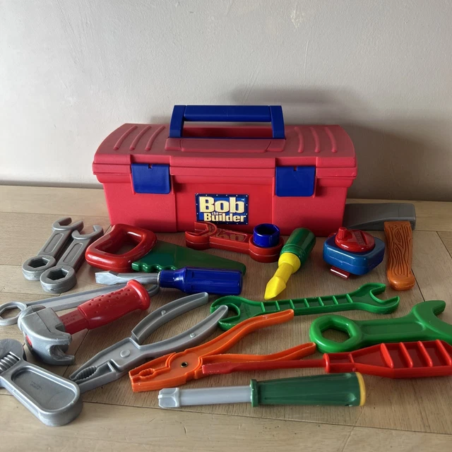 ORIGINAL BOB THE Builder Toolbox with tools and extras! £19.99 ...