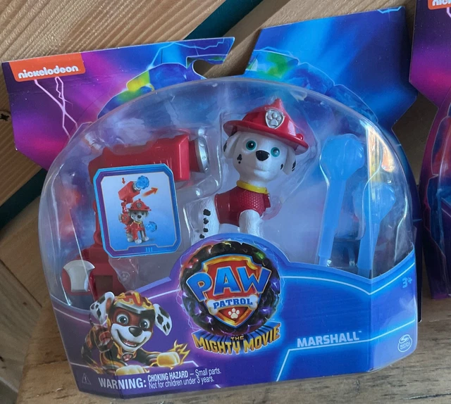 PAW PATROL CHASE Marshall Rubble Skye The Mighty Movie Hero Pup Figure ...