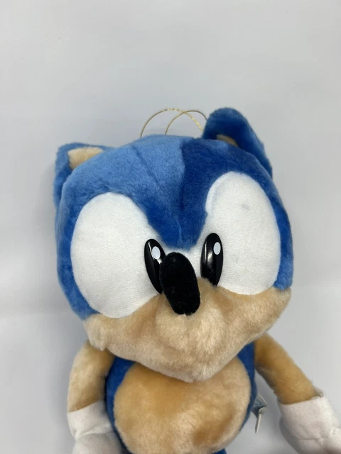 VINTAGE 1998 SONIC The Hedgehog Jumbo 14” Inch Plush SEGA Segasonic ...