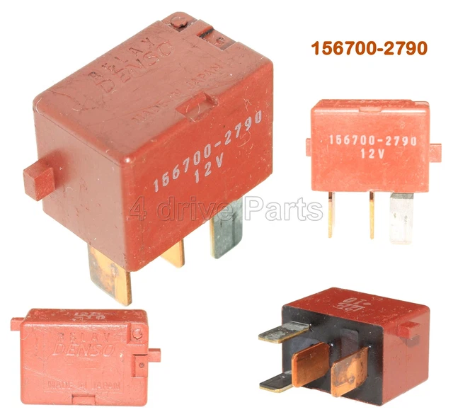 HONDA DENSO (03-12) 4-Pin Multi Use Micro Relay Brown 12V Japan 156700 ...
