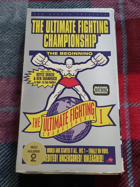 THE ULTIMATE FIGHTING Championship 1 The Beginning Vhs 1994 Gracie ...