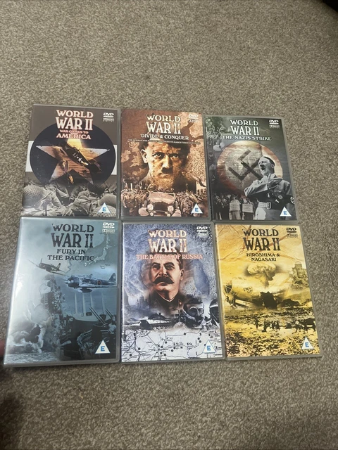 6 X WORLD War 2 DVDs Job Lot £6.52 - PicClick UK