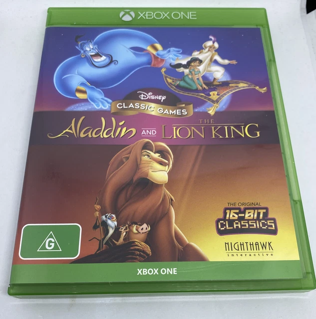 DISNEY ALADDIN & The Lion King Xbox One x2 Games VGC $24.90 - PicClick AU