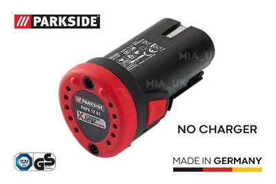 PARKSIDE 12V 2AH Battery for Cordless Hedge Trimmer 12V PHSA 12 A1/B1 ...
