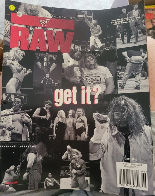 WWF RAW WRESTLING Magazine - June 1999. Featuring Big Show & Tori ...