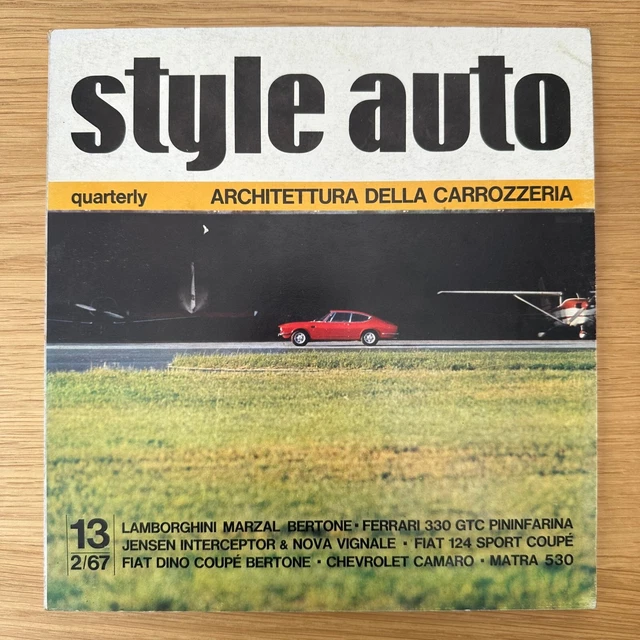 STYLE AUTO Magazine No13 1967. Lamborghini Marzal, Ferrari 330, Jenson ...