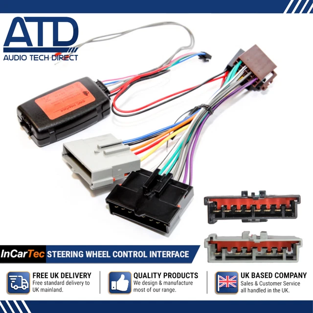 INTERFACE DE VOLANT ISO Pour Ford Transit Mk6 Connect Mk1 Focus Puma 23 ...