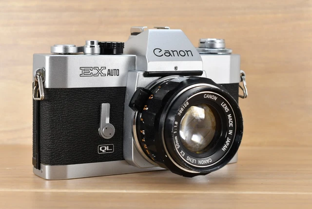 LIRE [POUR PIÈCES ou RÉPARATION] Canon EX Auto QL REFLEX 35 mm 50 mm F1 ...