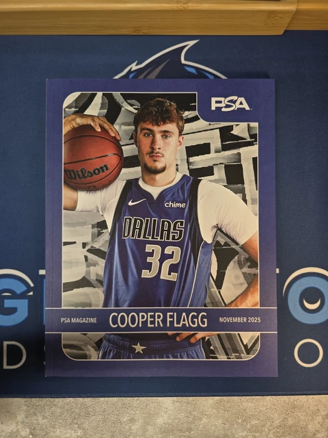 PSA MAGAZINE NOVEMBER 2025 Cooper Flagg Base Cover Volume #47 $27.45 ...