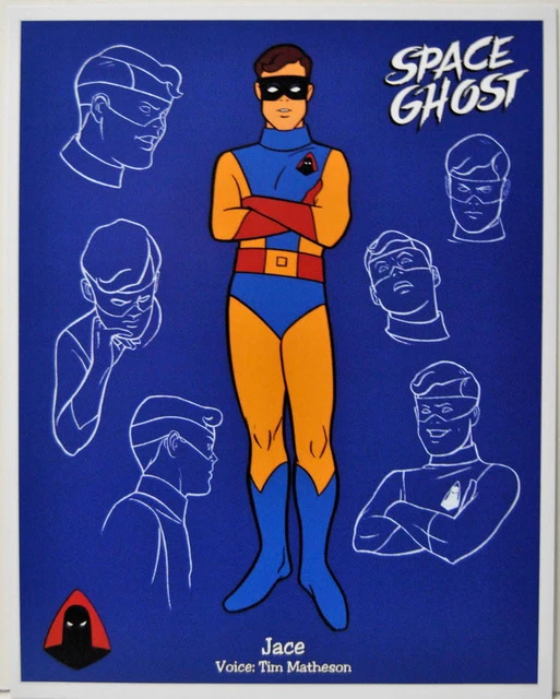 SPACE GHOST - PHANTOM CRUISER MODEL SHEET Pin Up Poster HB TV EUR 16,81 ...