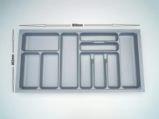 CUTLERY INSERT 100 cm cutlery box drawer insert f Nobilia student ...