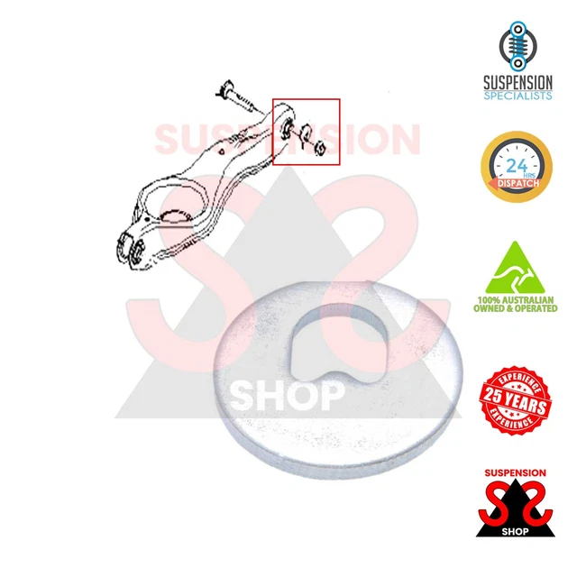 CASTER SHIM, AXLE Beam Suit MERCEDES-BENZ SLS AMG 6.2 (197.477 ...