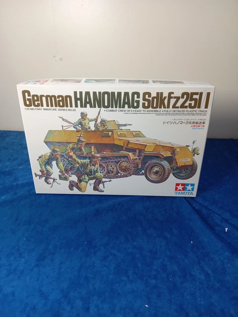 TAMIYA 1/35 SCALE Hanomag Sd.Kfz. 251/1 WW2 German model kit £18.49 ...