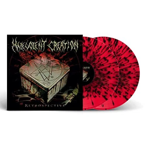 Malevolent Creation Retrospective Red Black Splatter Vinyl New Vi