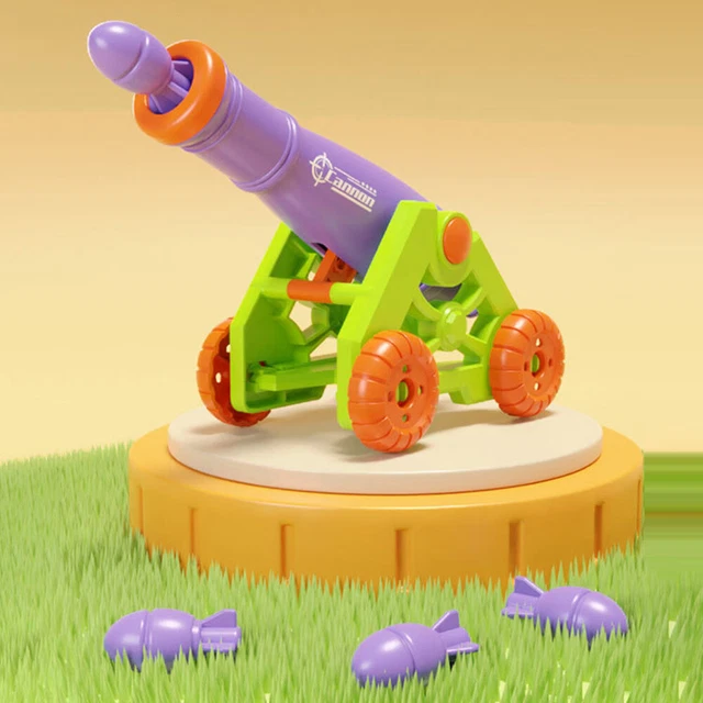 CATAPULT CANNON TOYS Best Gifts Mini Cannon Model Easy To Operate for ...