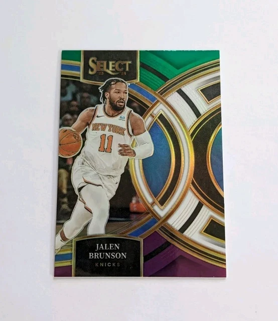 JALEN BRUNSON 2023-24 NBA Select Tri-Color Prizm Premier Level - Knicks ...