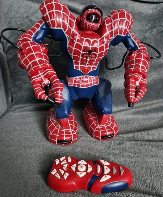 WOWWEE MARVEL SPIDERMAN Spidersapien Robosapien Robot Rc Remote Control ...