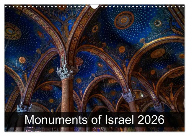 MONUMENTS OF ISRAEL 2026 (Wall Calendar 2026 DIN A3 landscape ...