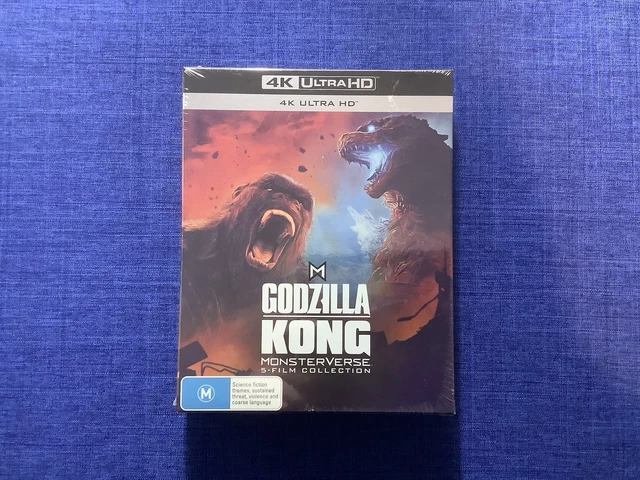 MONSTERVERSE 5-FILM COLLECTION Godzilla Kong (4K UHD Blu-Ray) Brand New ...