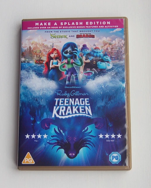 RUBY GILLMAN - Teenage Kraken - Region 2 DVD - Dreamworks Animation £5. ...