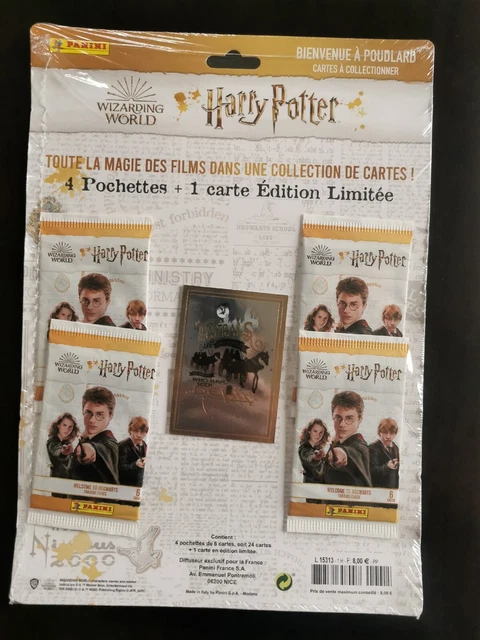 Panini Harry Potter Bienvenue A Poudlard 4 Pochettes Edition Limitee