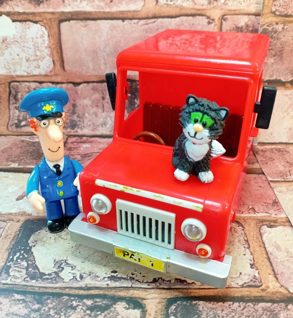 VINTAGE POSTMAN PAT & Jess Van & Figure Royal Mail Red Van PAT 1 Toy ...