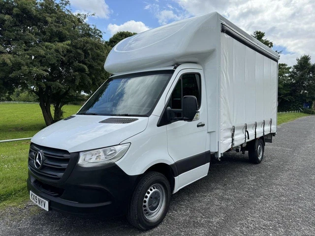 2019 MERCEDES-BENZ SPRINTER 2.1 314Cdi 3.5t. Lwb 4m. Curtainside Luton ...