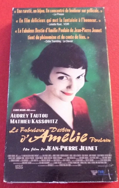 *VHS FRENCH MOVIE Le Fabuleux Destin D'Amélie Poulain - French Version ...