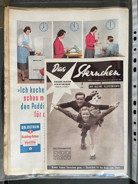 DER STERN★HEFT #21 v. 25.5.1957★Gudula BLAU★D. BORSCHE★Zsa Zsa GABOR ...