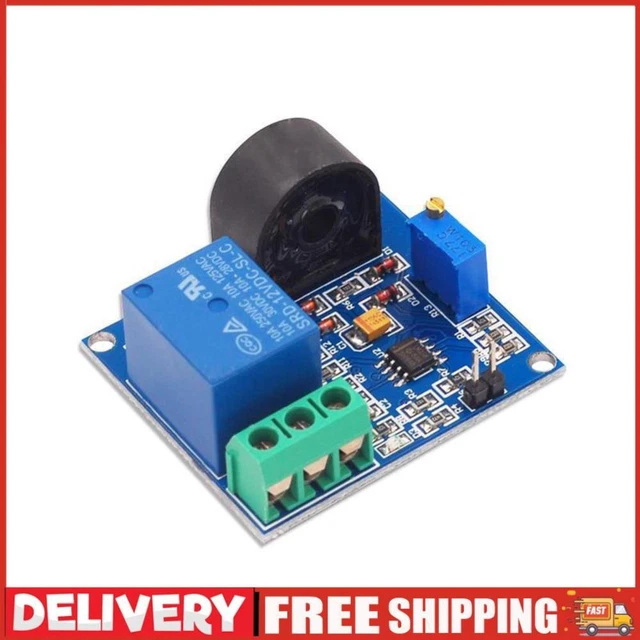 CURRENT DETECTION SENSOR Module 5A Relay Overcurrent Over-Current ...