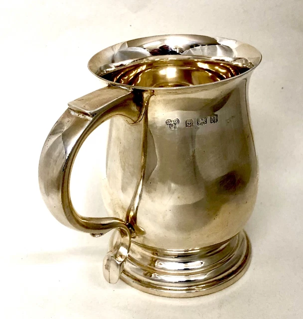 HALLMARKED STERLING SILVER Birmingham Tankard 1936 Selfridge & Co Ltd ...