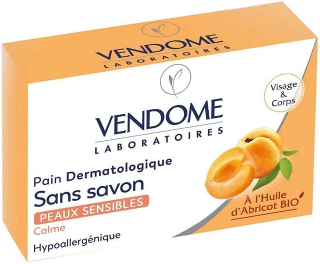 LOT DE 4 - VENDOME - Pain dermatologique Sans savon Peaux sensibles ...