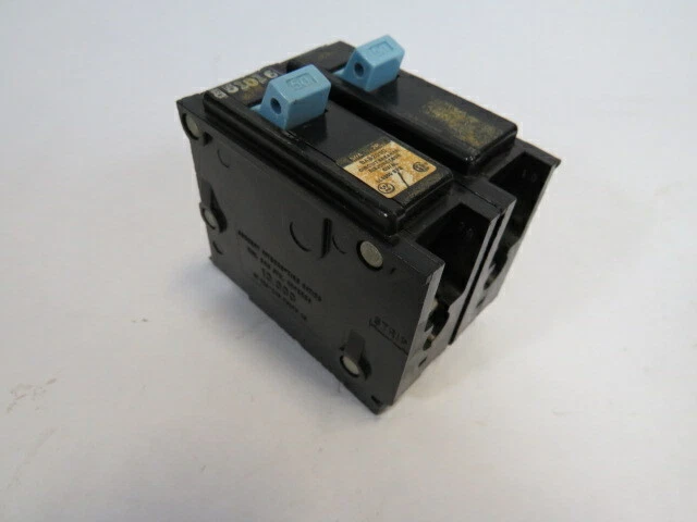 WESTINGHOUSE BAB2050 CIRCUIT Breaker 50A 2P MISSING SWITCH BRACKET USED ...