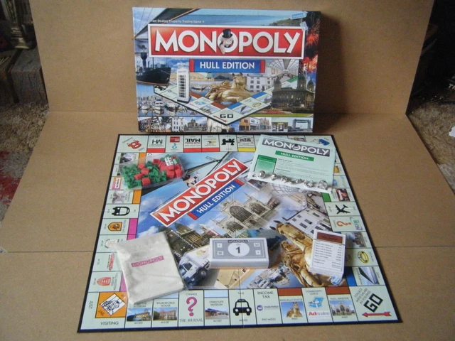 &MONOPOLY HULL EDITION& property trading board game. By Hasbro 2017 ...