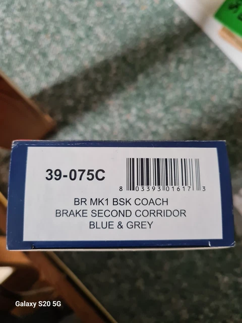 BACHMANN 39-075C BOXED BR Mk1 BSK Coach Brake Second Corridor Blue ...