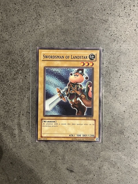 CARTE CARD YU-GI-OH Konami 1996 Edition Swordsman Of Landsta SDJ-002 Bon État En EUR 1,90 ...