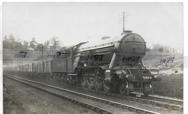 VINTAGE RAILWAY POSTCARD,TRAIN&HADLEY Ward Tunnel"2393,Steam Locomotive ...