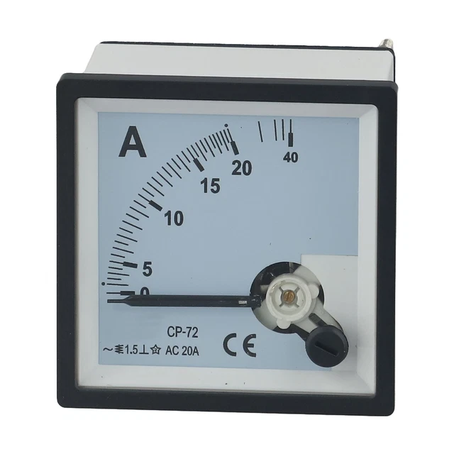 EXTERNAL TRANSFORMER POINTER Type AC Ammeter Current Meter Panel Meter ...