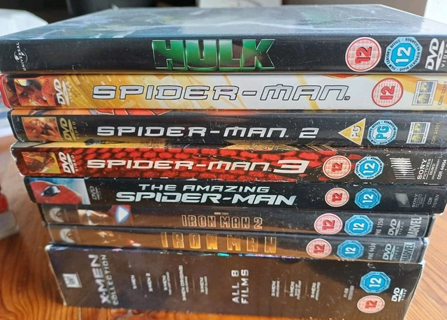 MARVEL 15 MOVIES DVD Bundle X-Men Iron-man Spider-Man Hulk £11.82 ...