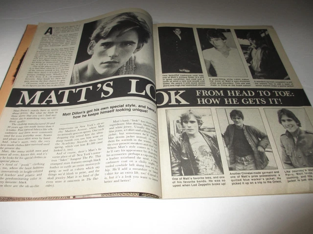 BROOKE SHIELDS TIGER Beat magazine September 1983 Rick Springfield MATT ...