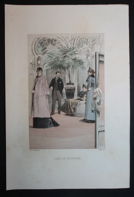 EAU-FORTE AQUARELLE POCHOIR La Femme à Paris Pierre Vidal Fred. Massé ...