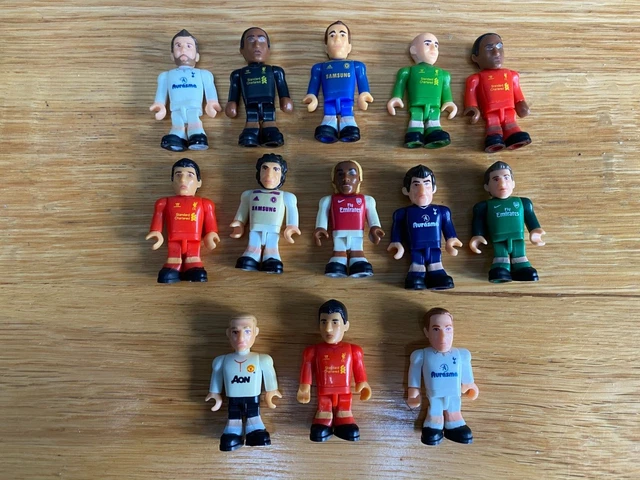 MICRO FOOTBALL PLAYER Model Figures - Various players x 13 - Job Lot £ ...