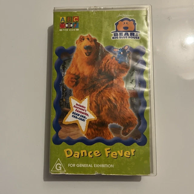 ABC VHS BEAR In The Big Blue House Dance Fever Tape Cassette $10.00 - PicClick AU