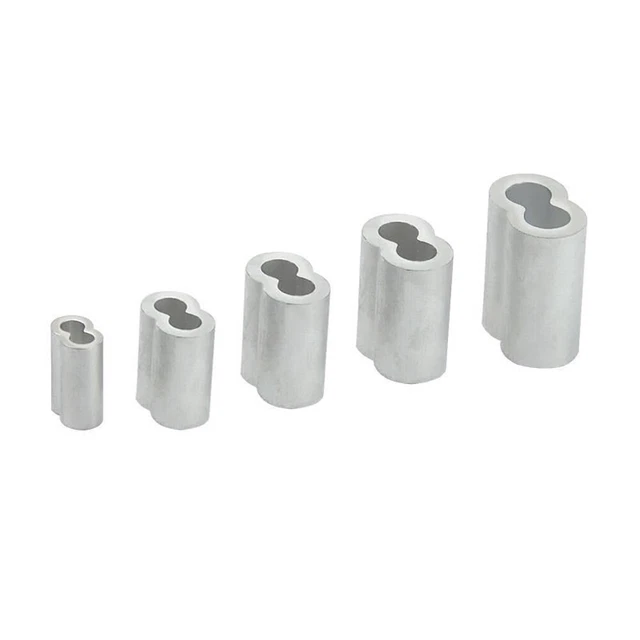 1-12MM 8-SHAPED FERRULES Wire Rope Stainless Rigging Crimping Sleeve ...