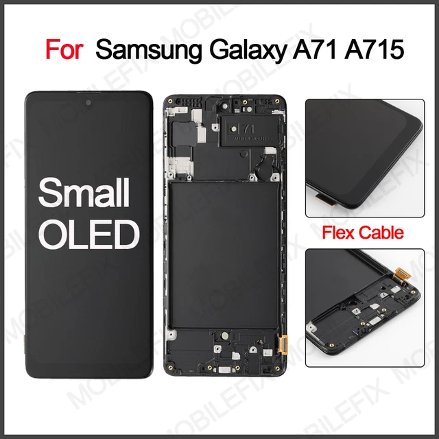 NUMÉRISEUR D'ÉCRAN TACTILE LCD OLED plus petit pour Samsung Galaxy A71 + cadre EUR 45,86 ...