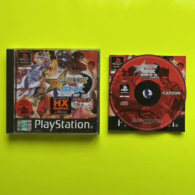 CAPCOM VS SNK Millennium Fight 2000 Pro Ps1 Playstation 1 Psx Ps One ...