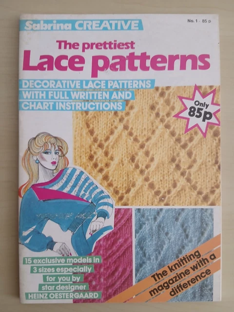 SABRINA CREATIVE - The Prettiest Lace Patterns - No 1 £3.30 - PicClick UK