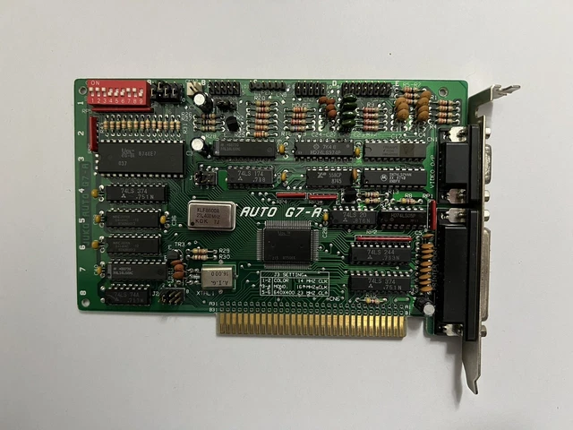 JUKO AUTO G7-A CGA / Mono Video Graphics Card 8bit ISA PC-XT $69.00 ...