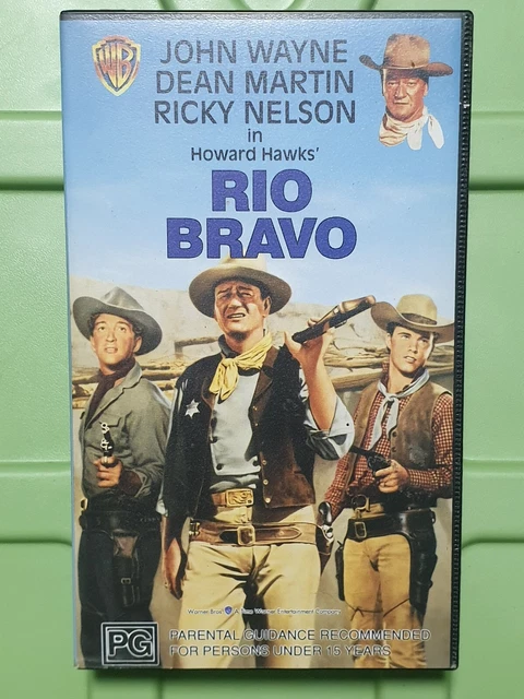 RIO BRAVO Vhs starring john Wayne, dean martin ricky nelson Watched ...